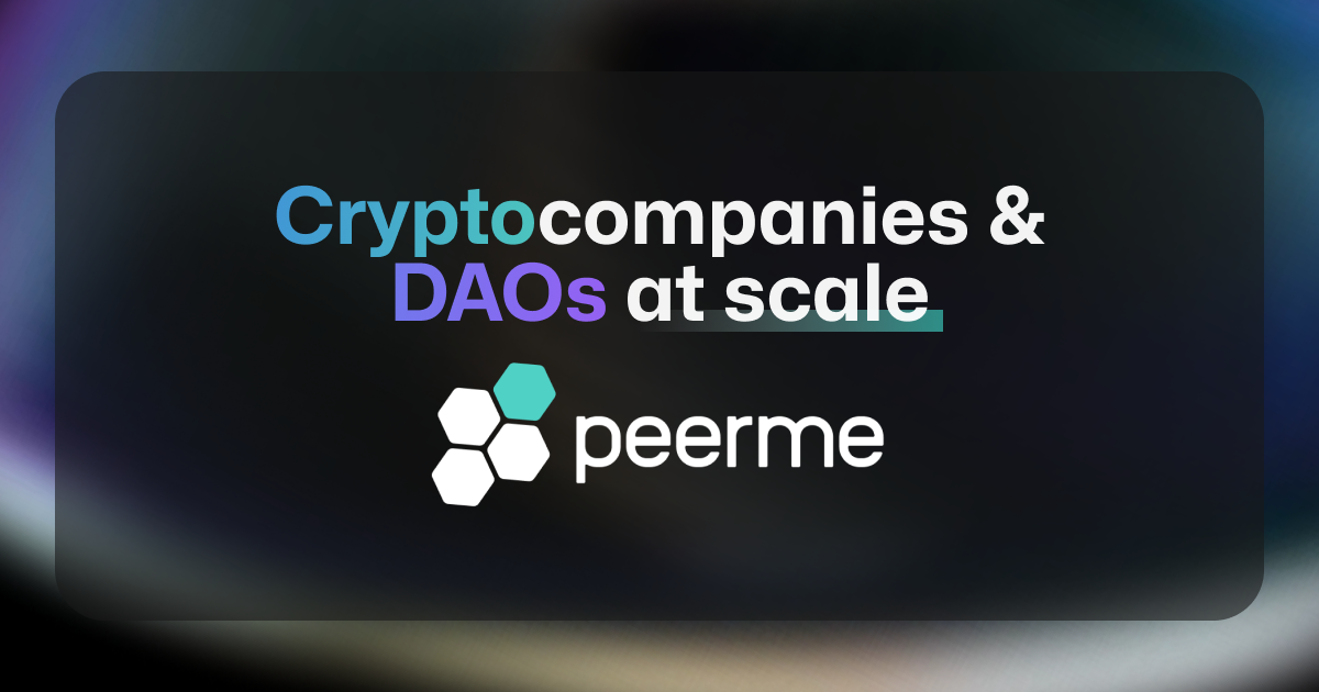 PeerMe - Cryptocompanies & DAOs on MultiversX